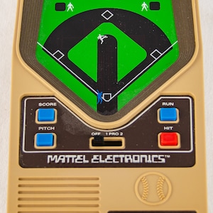 Vintage Collectible 1970s Mattel Electronic Baseball Video Game in ...
