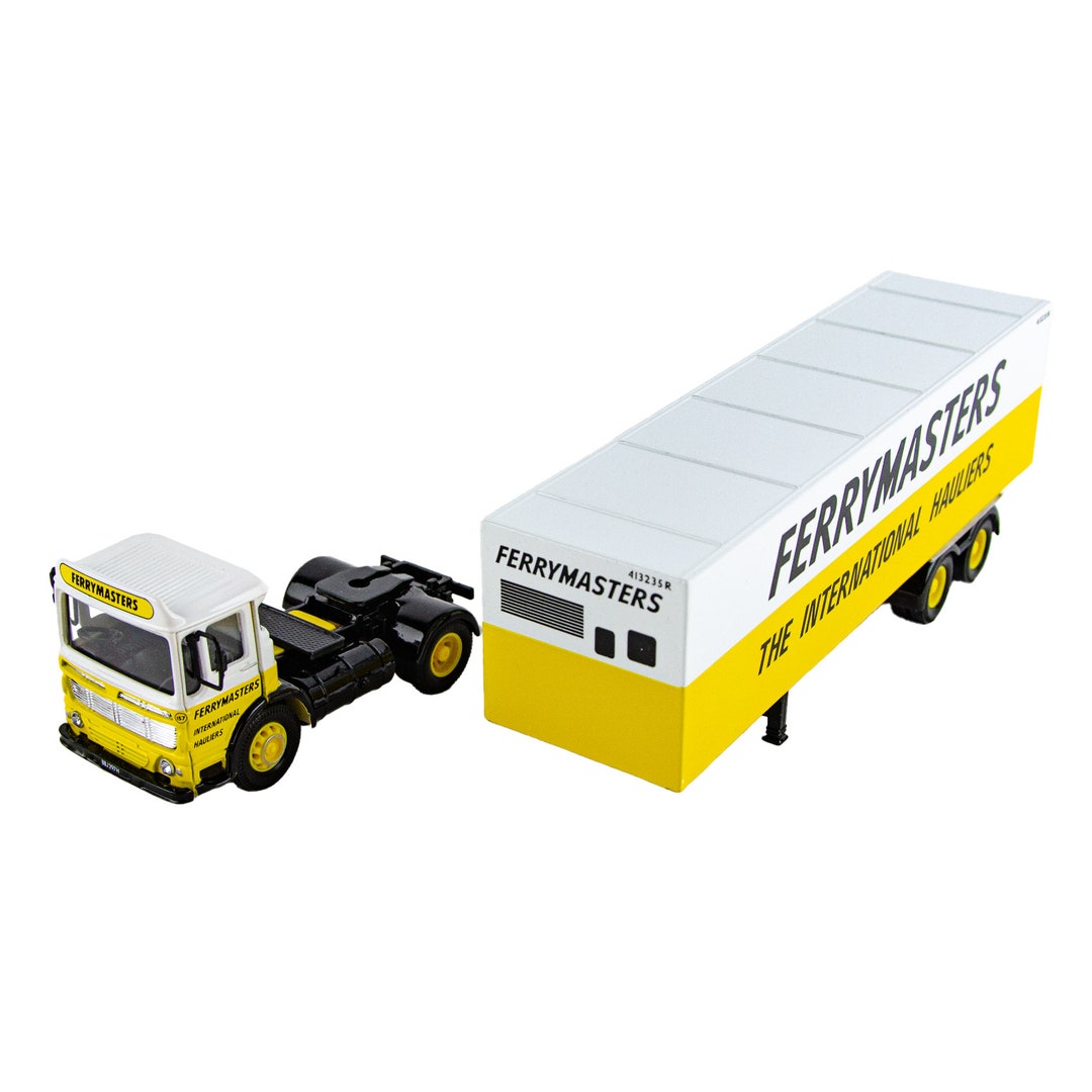 Corgi Classics Ferrymasters AEC Box Tractor Trailer 1:50 Diecast Model ...