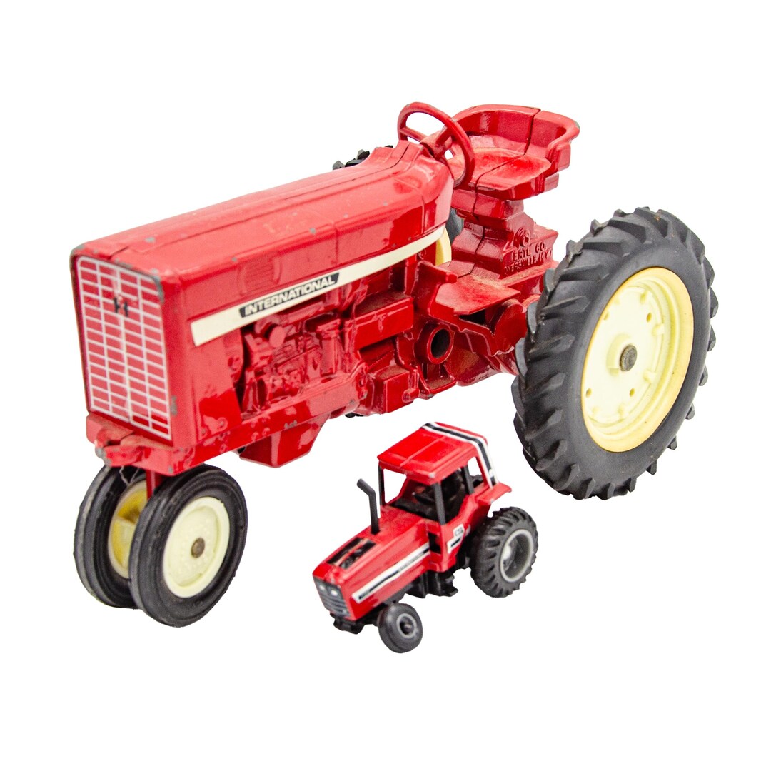 Vintage Diecast Toy Tractor Lot Ertl International Harvester 544 1/16 ...