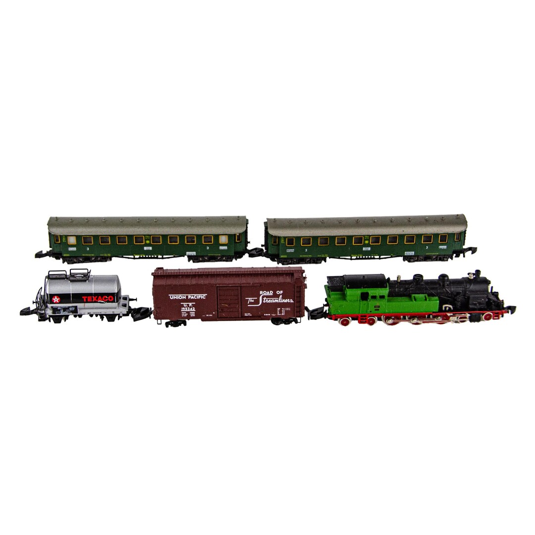 Marklin 8145 Locomotive- 8629 Texaco- 8731 Passenger& Micro-trains ...