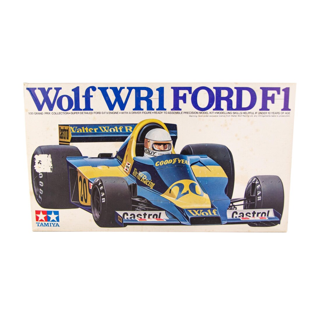 Tamiya 1:20 Scale Grand Prix Wolf WR1 Ford F1 Japan Model Car Kit ...