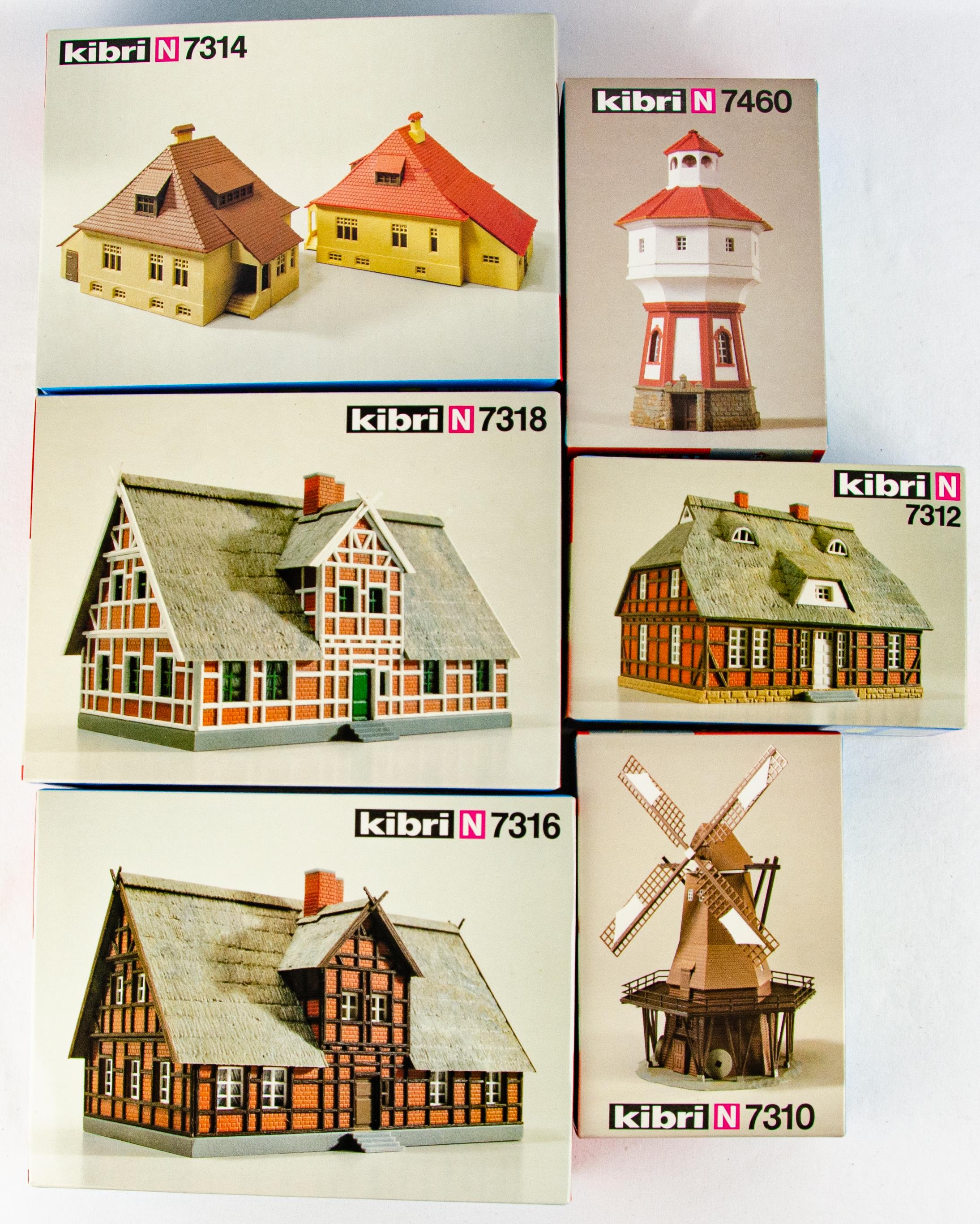 Rare Kibri 7319 Countryside House Town Layout N Scale Model Train ...