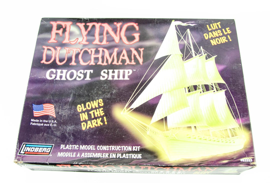 Vintage Lindberg Flying Dutchman Glow in the Dark Model Ship Kit - Etsy