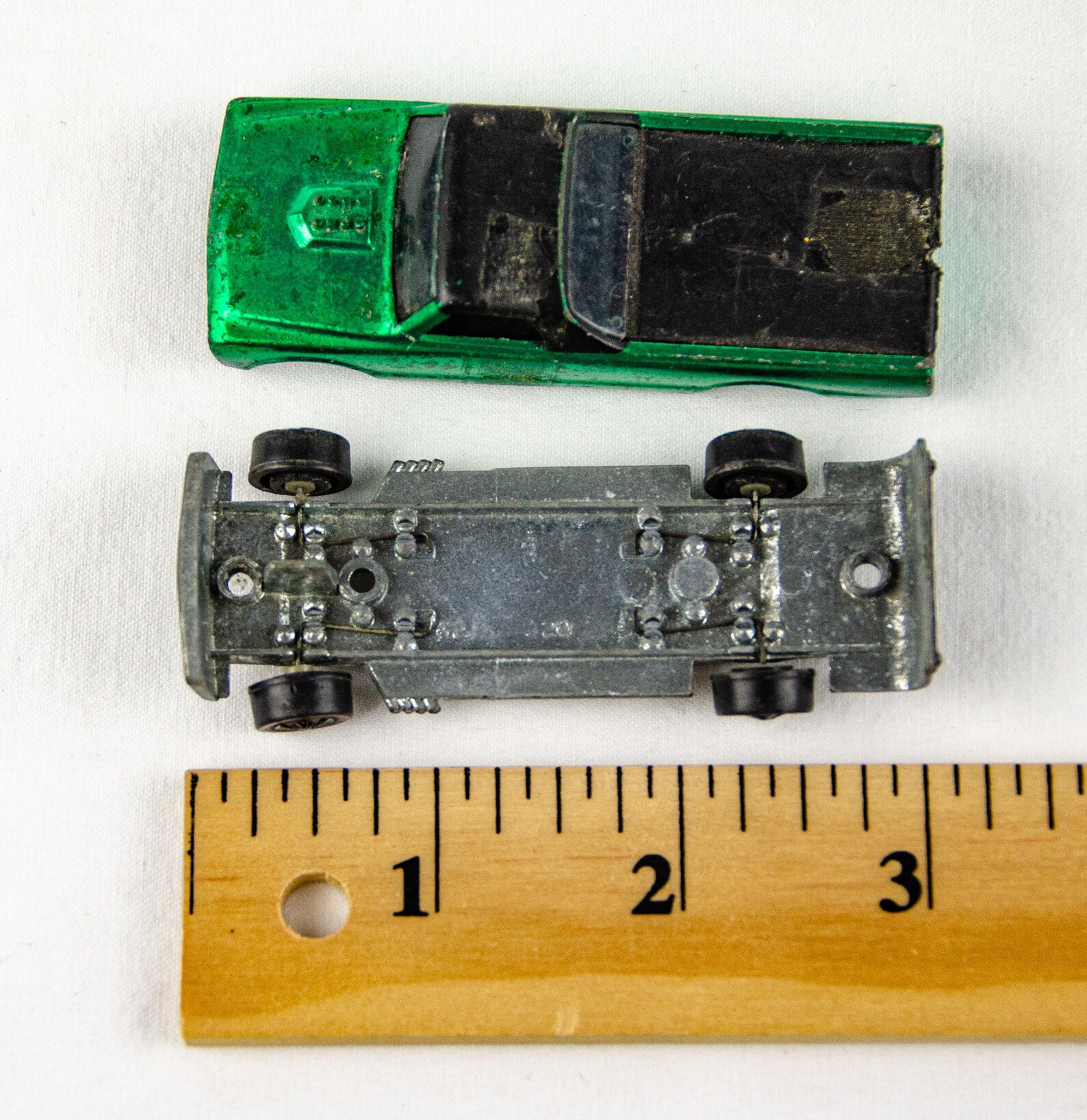 1968 Hot Wheels Mattel Redline Custom Fleetside Green 1:64 Scale ...