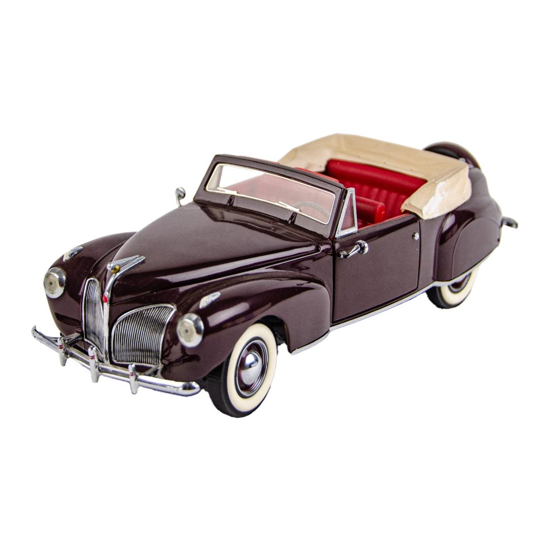Franklin Mint 1941 Lincoln Continental Burgundy 1:24 Scale Diecast ...