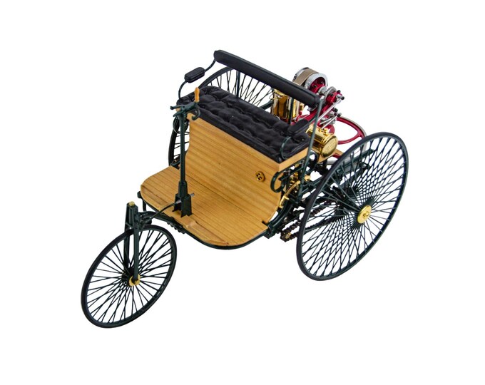 Franklin Mint 1:8 Scale 1886 Benz Motorwagen Diecast Model Car First ...