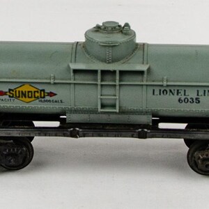 Lionel Sunoco Dome Tank Car 1:48 O Scale Model Train Freight Car 3P Lot ...