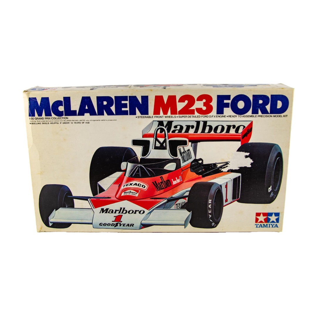 Tamiya Grand Prix Mclaren M23 Ford Formula 1 Japan 1:20 Scale Model ...