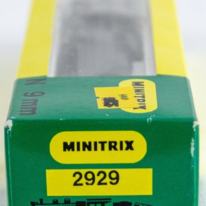 Rare Minitrix Undecorated Locomotive & Tender 1/160 N Scale Model Train ...