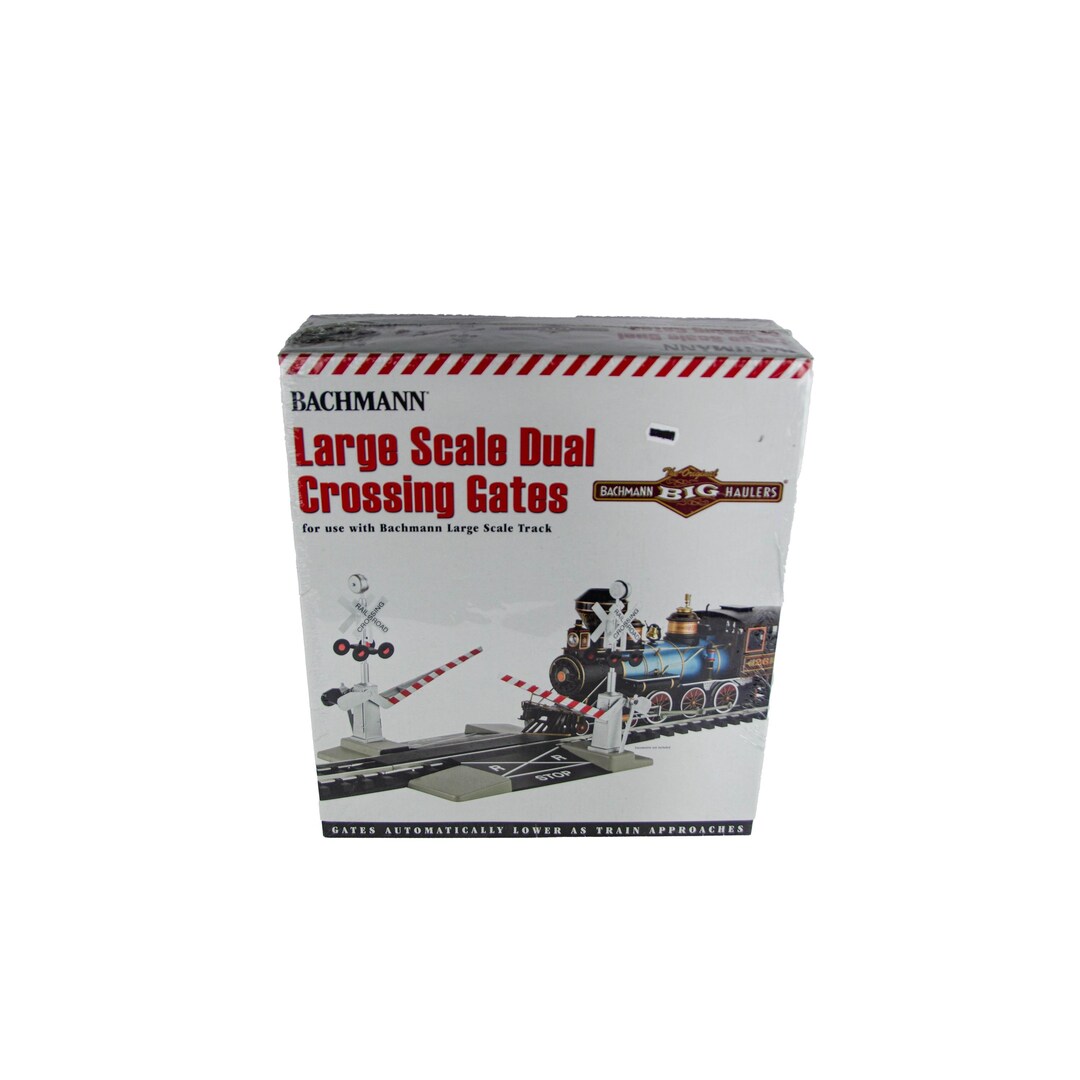 Bachmann Big Haulers 1-25 G Scale Dual Crossing Gates Model Train ...