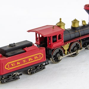 Ahm/rivarossi 1:87 HO Scale 4-4-0 Inyo V&T Locomotive Model Train 5066 ...
