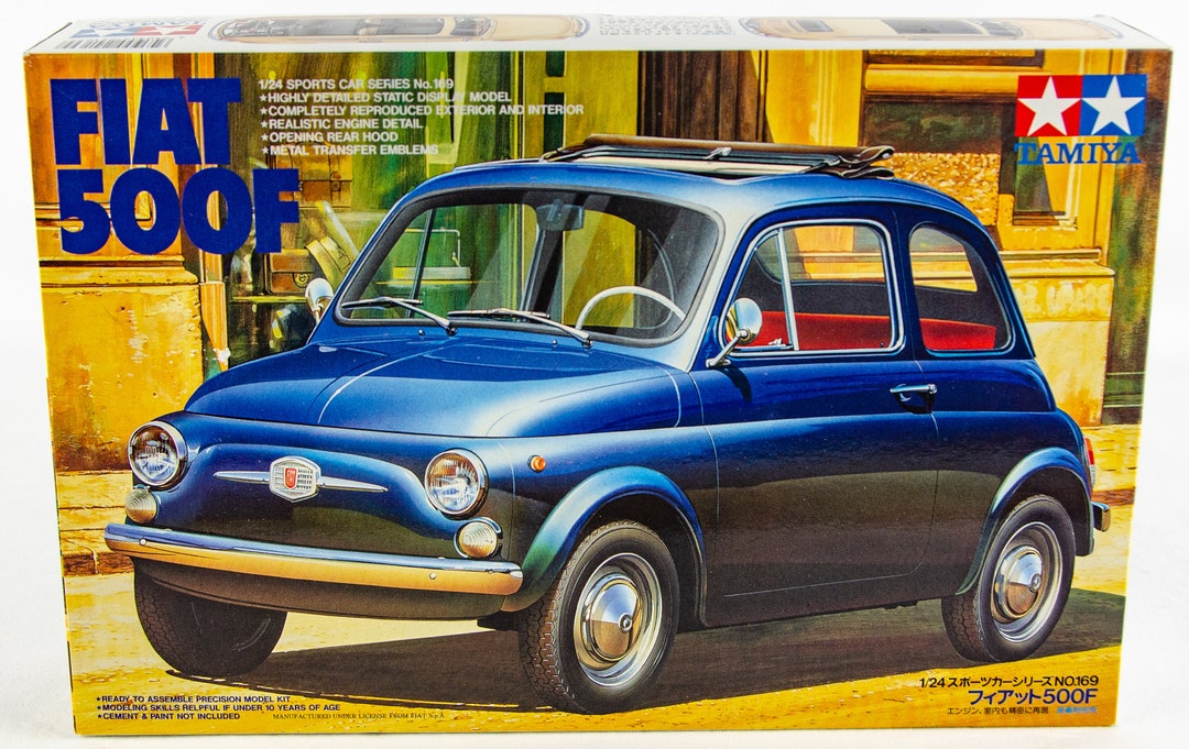 1996 Tamiya 24169 Fiat 500F Japan 1:24 Scale Plastic Model Car - Etsy