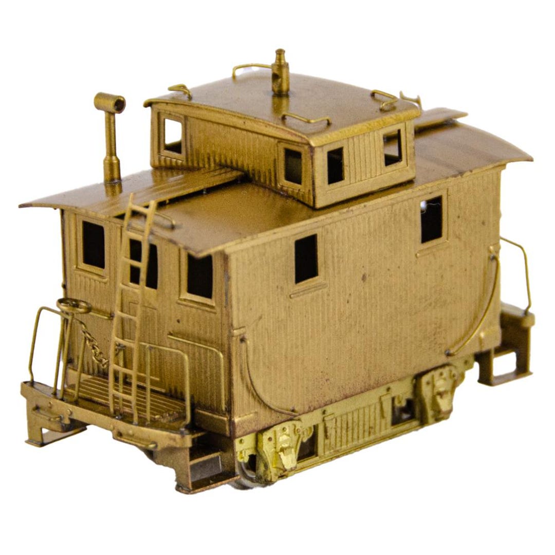 Vintage Samhongsa 1:87 Scale SH-701 Brass Reading 4-wheel Caboose Model ...