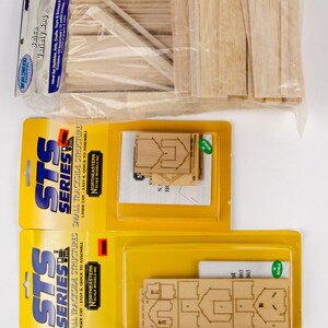 STS Freight Depot Storage Shed & Misc. Balsa Wood Variety Bag Model ...