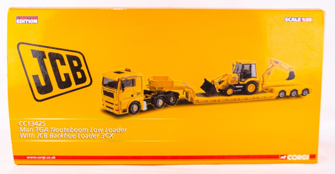 Corgi 1:50 Scale Nooteboom Loader Truck JCB Backhoe Loader - Etsy