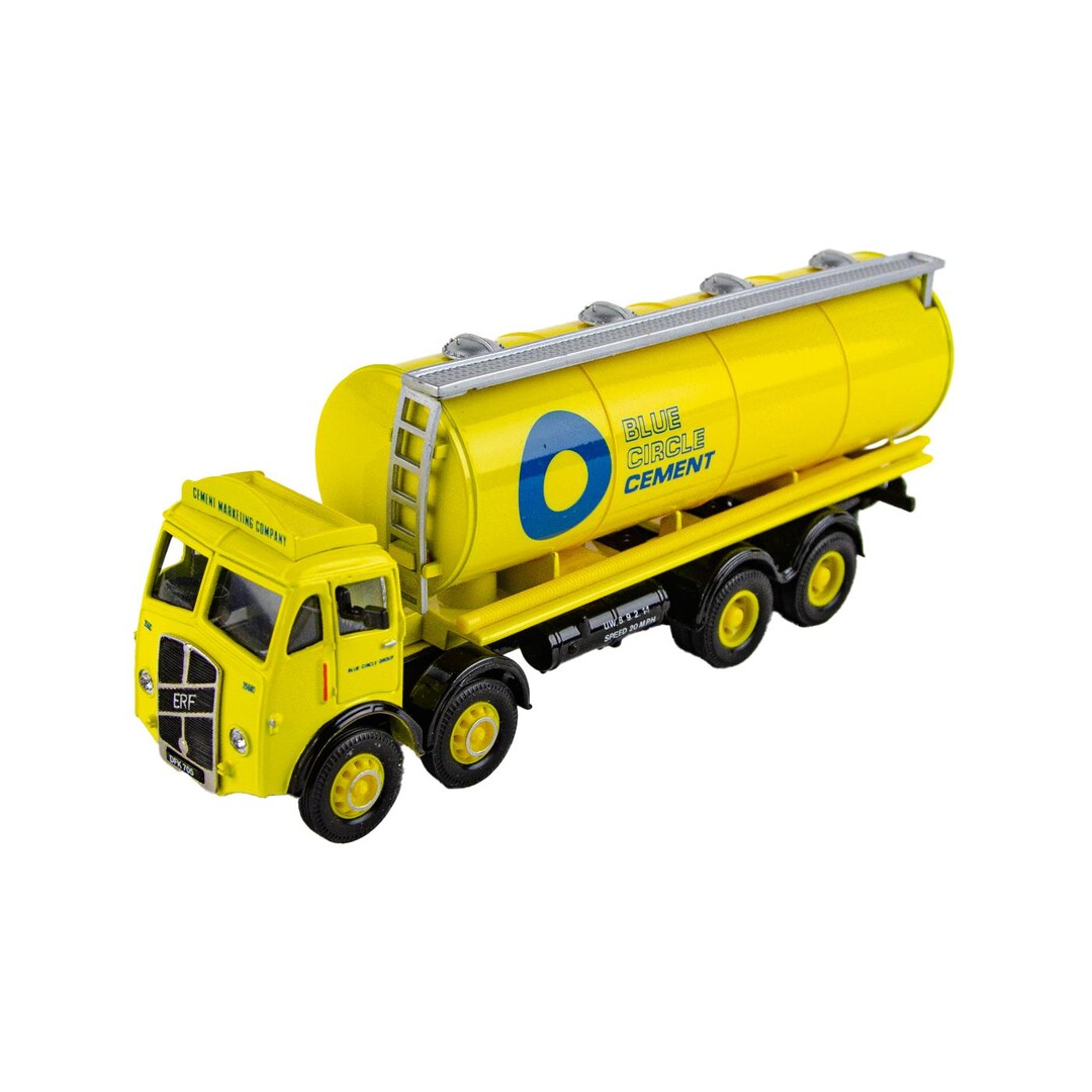 Rare Corgi Classics ERF Blue Circle Tanker Cement Truck Diecast Model ...