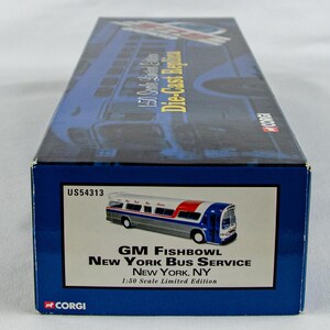 Corgi US54313 GM Fishbowl New York Bus Service 1:50 Scale Diecast Model ...