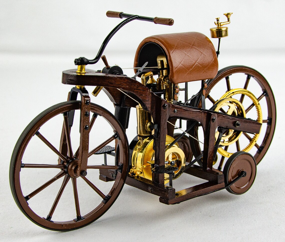 Franklin Mint 1885 Daimler Single Track Motor Vehicle 1:8 - Etsy