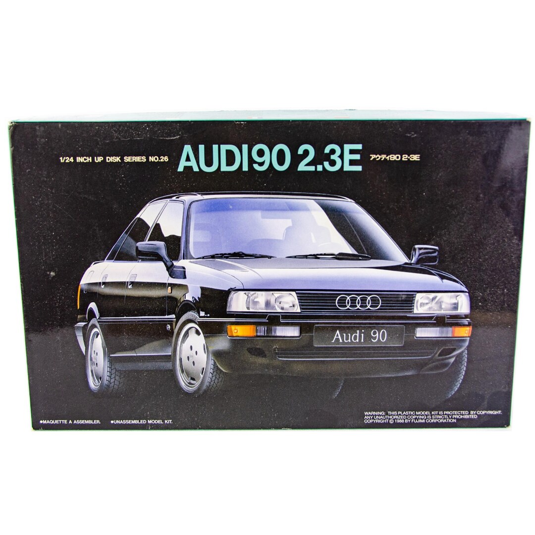 1988 Fujimi 03201-ID26-800 Audi 90 2.3E Japan 1:24 Scale Plastic Model ...