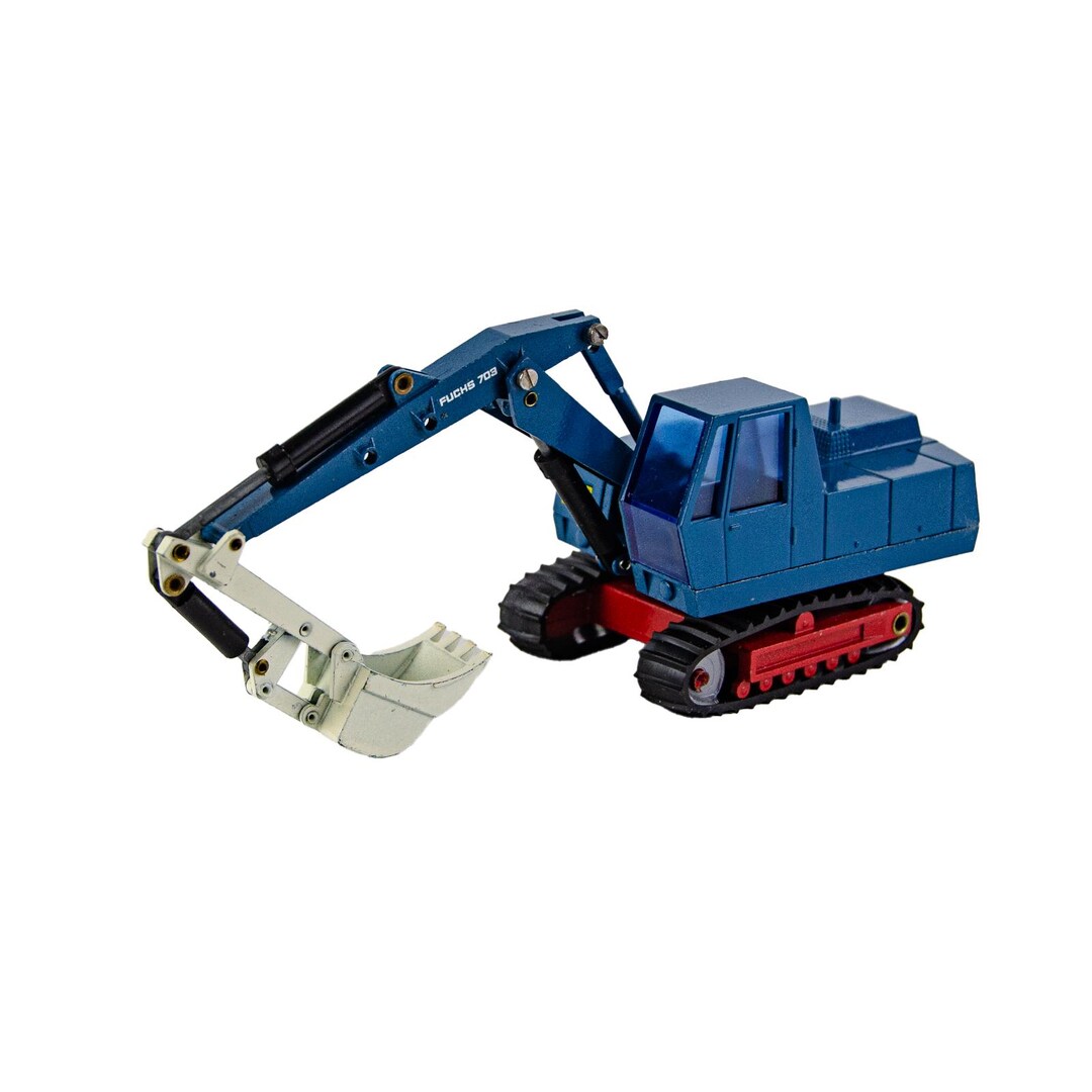 NZG 102 FUCHS 703R Hydraulik Bagger Excavator German 1:50 Scale Diecast ...