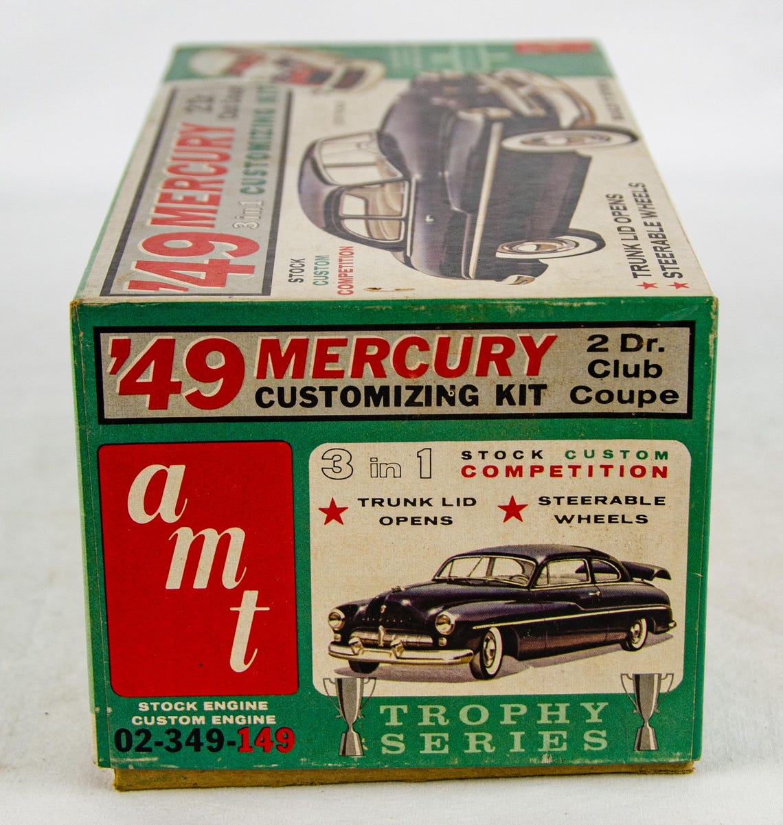 AMT 02-349-149 1949 Mercury 2 Dr. Club Coupe Custom 1:25 Scale Model ...