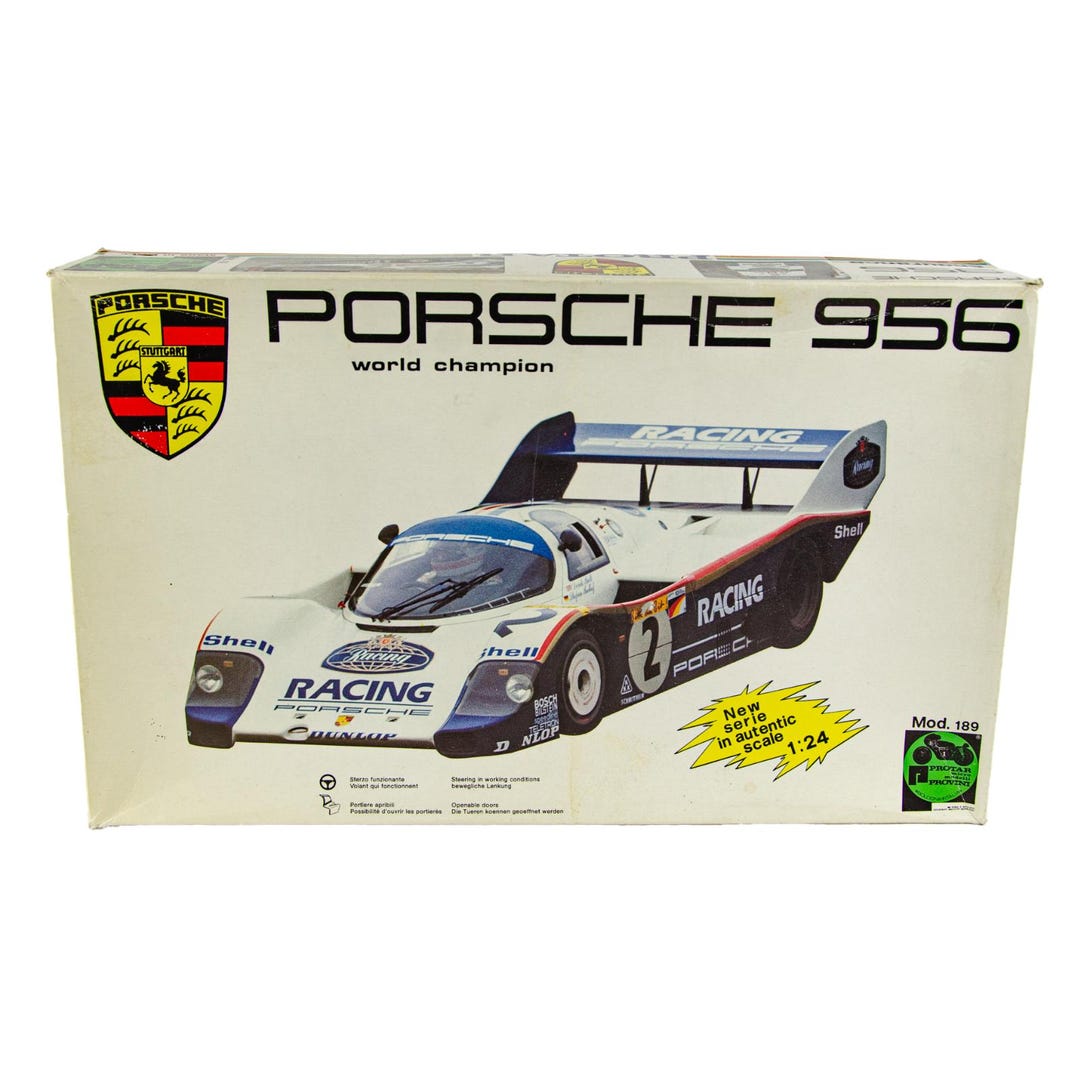 Protar Mod. 189 Porsche 956 World Champion Italy 1:24 Scale Model Race ...