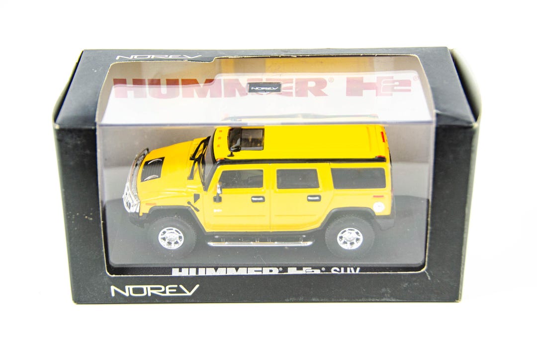 Norev 1/43 Hummer H2 SUV Yellow Dealer Promo Diecast Model Car - Etsy