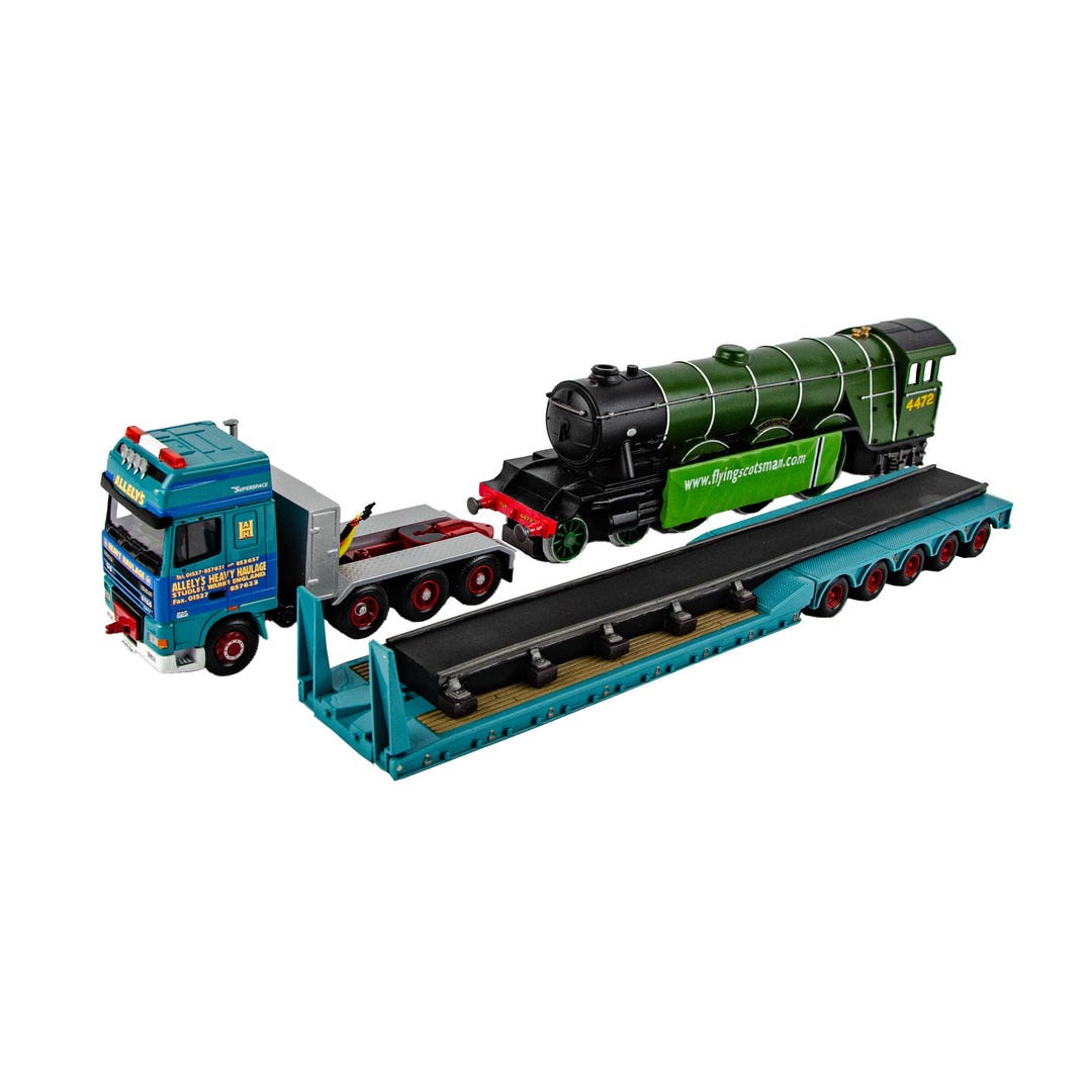 Corgi Heavy Haulage CC13203 DAF XF King Trailer & Locomotive 1:50 ...