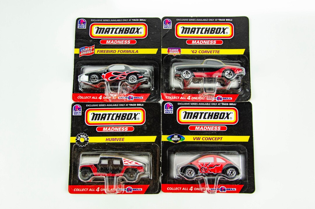 Matchbox Lot Taco Bell Complete Set VW Beetle Chevy Pickup Humvee - Etsy