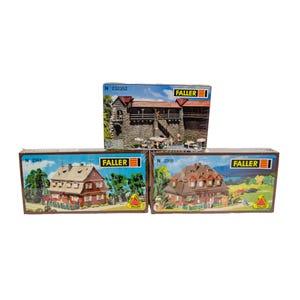Faller 232352 2361 2369 Towers & Suburban Houses 1:160 N Scale Train ...