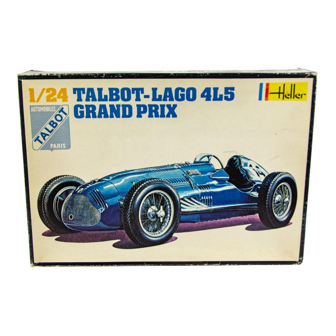 Heller No. 721 Talbot Lago 4L5 Grand Prix France 1:24 Scale Model Race ...