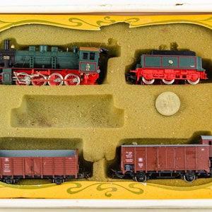 Piko 1:87 HO Scale Modellbahn Old Timer Model Train Locomotive Set - Etsy