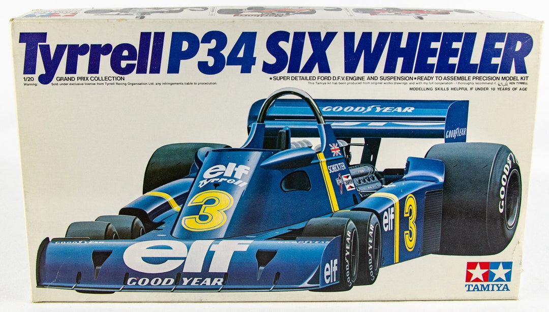 Tamiya Grand Prix Tyrrell P34 Six Wheeler Japan 1:20 Scale - Etsy