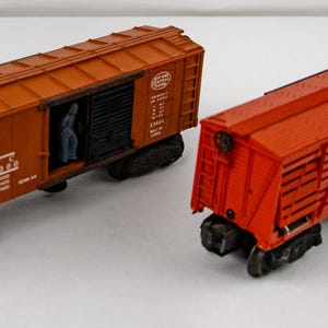 Lionel NYC Operating Box & Cattle Car 1:48 O Scale Train Freight Car 2P ...