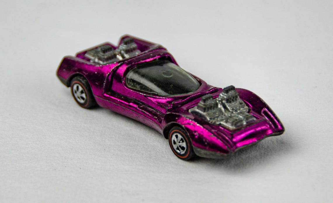 1969 Hot Wheels Mattel Redline Mod Quad Magenta 1:64 Scale Diecast ...