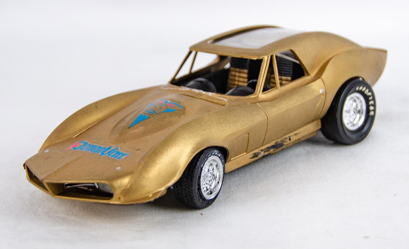 Vintage MPC 1:25 Scale Chevrolet Corvette "demon Vette" Model Car ...