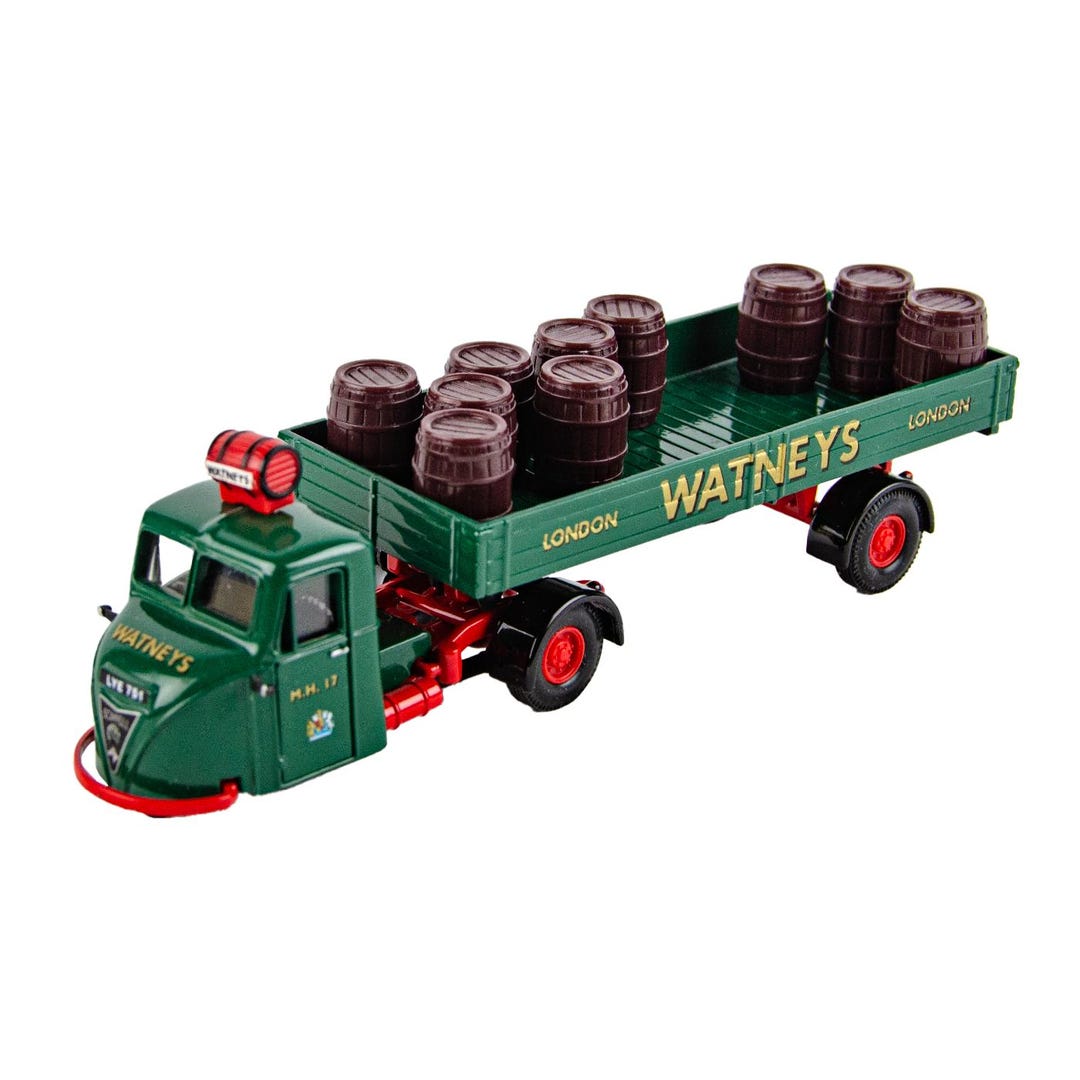 Corgi Classics Scammell Scarab Watneys Barrel Truck 1:50 Scale Diecast ...