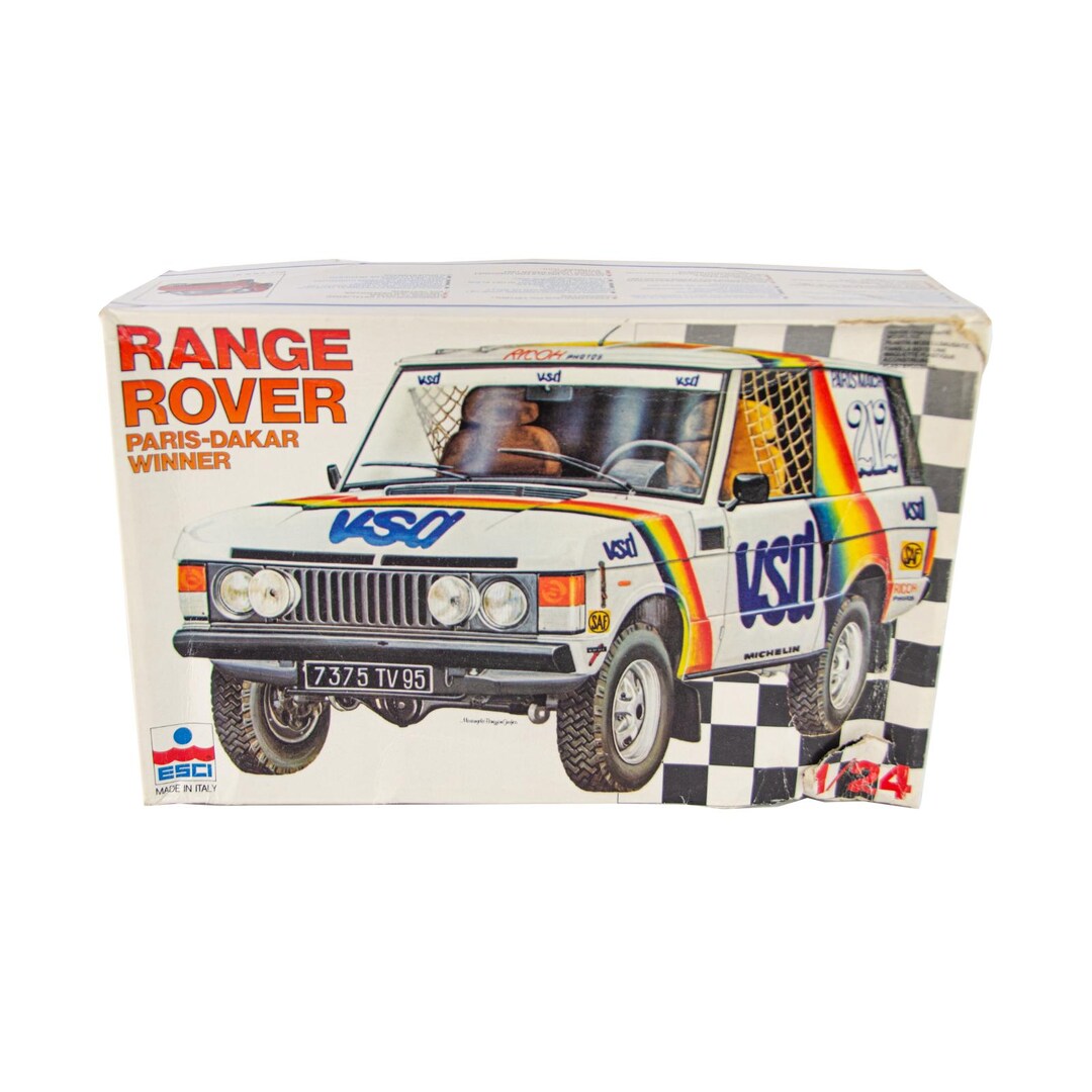 ESCI 1:24 Scale Range Rover Paris Dakar Winner Model Car Building Kit ...
