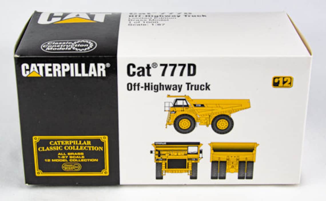 Classic Construction Models Brass CAT 777D Off-highway Truck - Etsy