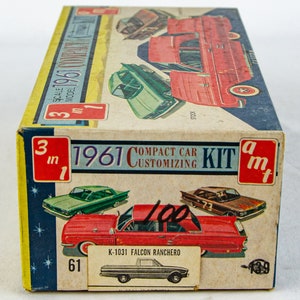 AMT K-1031 Falcon Ranchero 1961 Compact Customizing 1:25 Scale Model ...