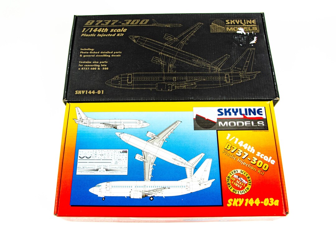 Skyline Models 1/144 Model Airplane Kit Lot of 2 B737-300 SKY144-01 ...