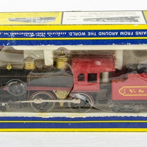 Ahm/rivarossi 1:87 HO Scale 4-4-0 Inyo V&T Locomotive Model Train 5066 ...