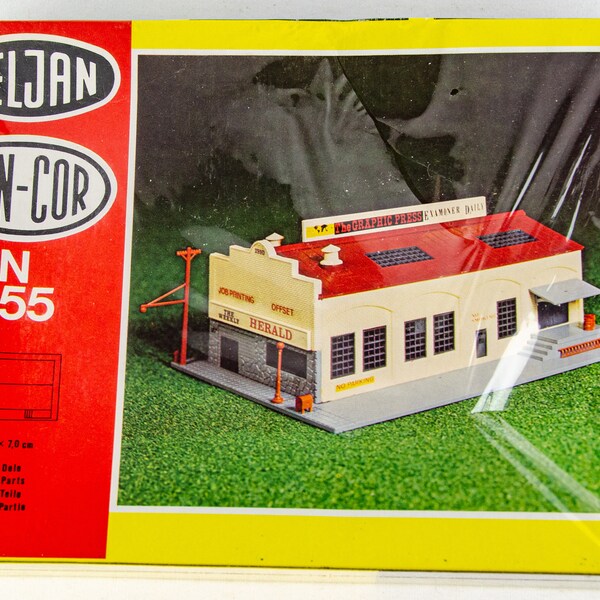 N Scale Newspaper Building - Etsy