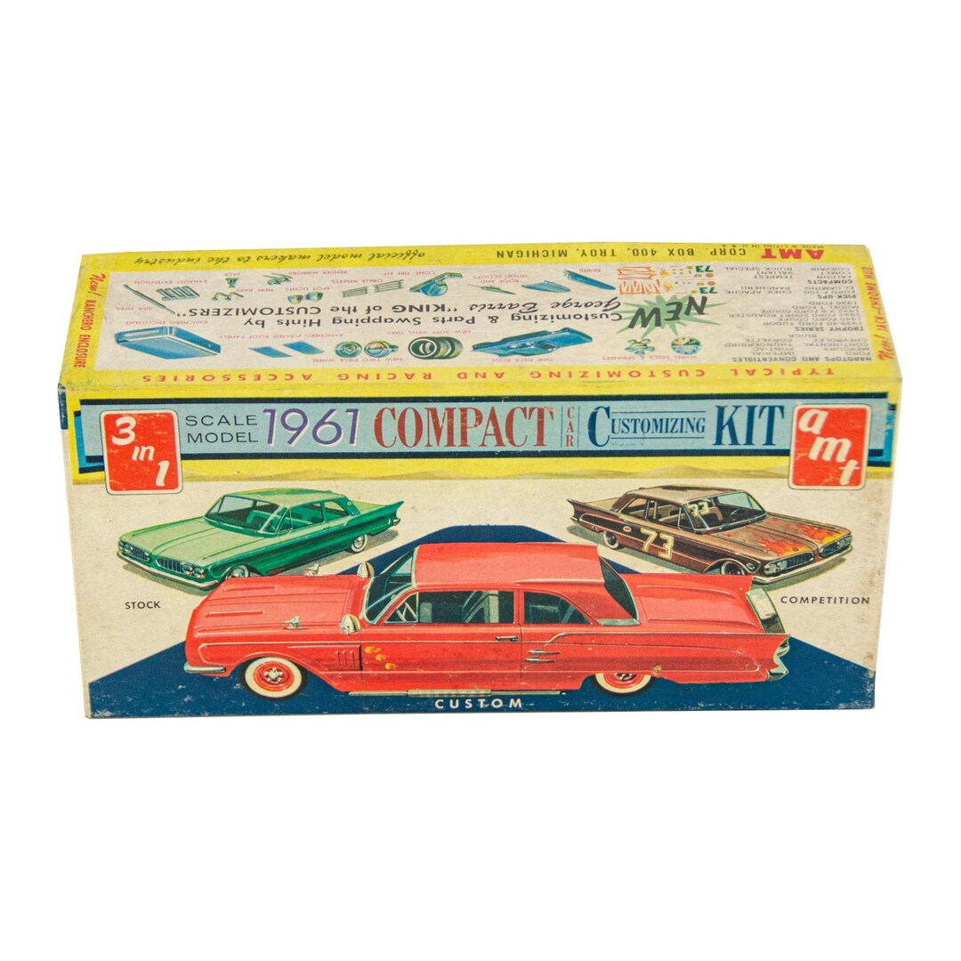 Vintage AMT K-1031 1:25 Scale 1961 Ford Falcon Ranchero Custom Model ...