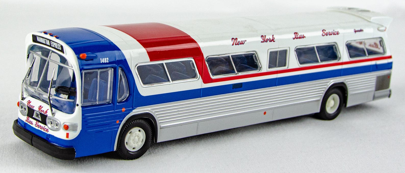 Corgi US54313 GM Fishbowl New York Bus Service 1:50 Scale Diecast Model ...