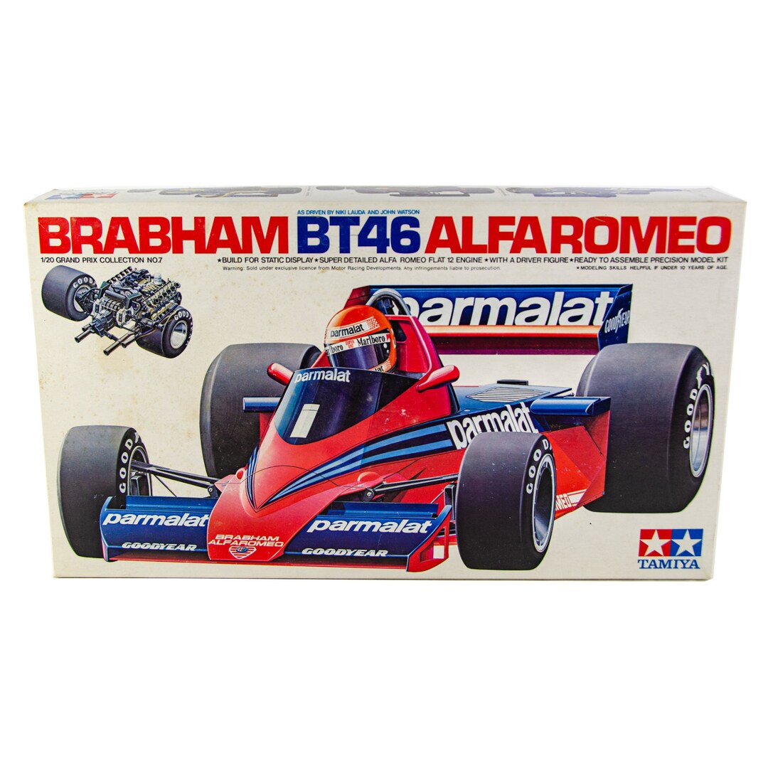 Tamiya Grand Prix Brabham BT46 Alfa Romeo Japan 1:20 Scale Model Race Car Kit - Etsy
