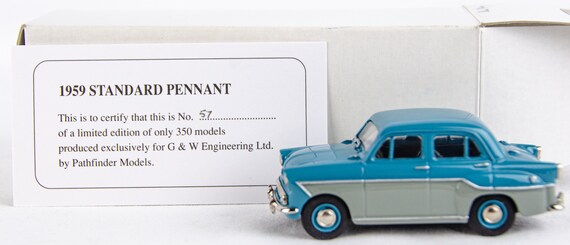 Pathfinder Models Standard Pennant 1959 Blue Gray Diecast - Etsy
