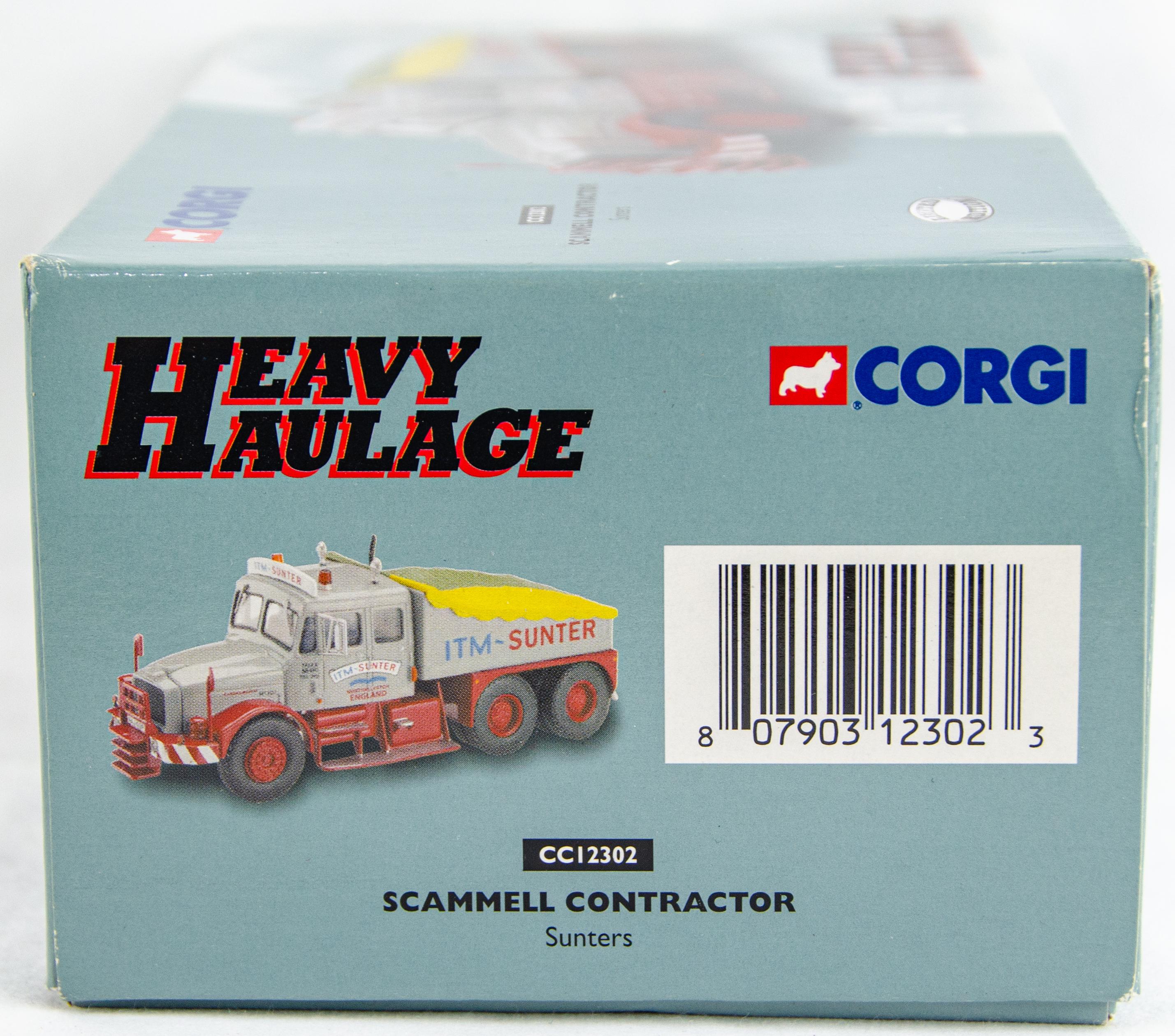 Corgi 1:50 Heavy Haulage Scammell Contractor Sunters Diecast Model ...