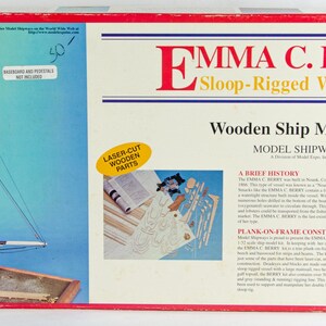 Model Shipways Emma C. Berry Wooden Ship 1:32 Scale Model Kit - Etsy