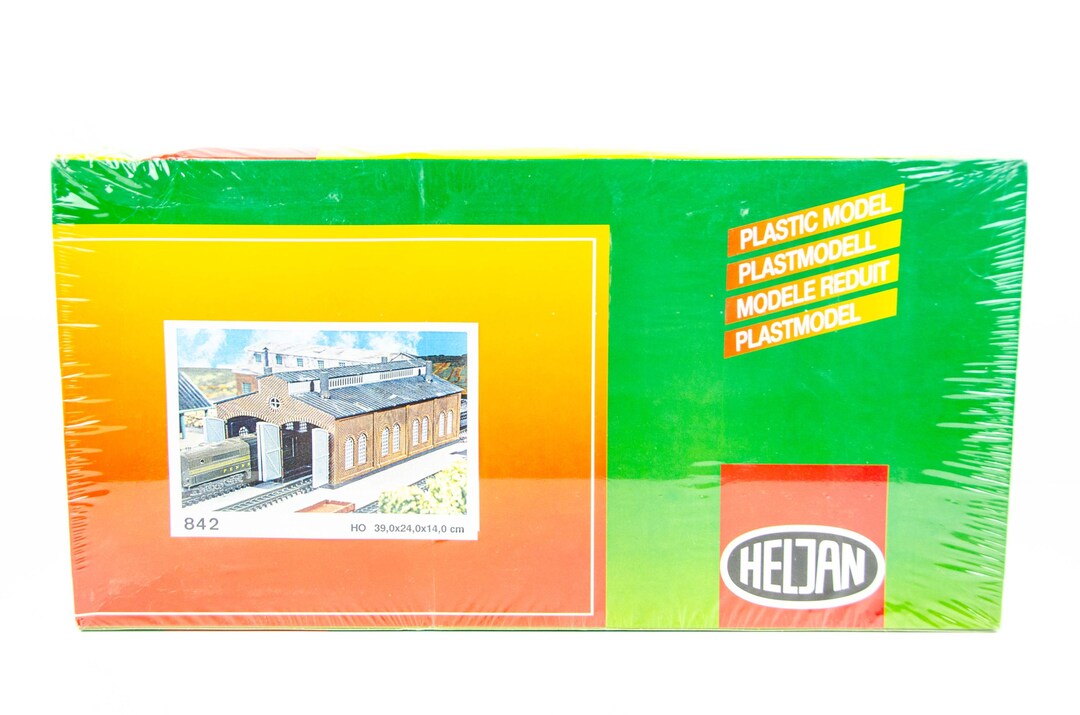 Heljan Buildings HO Remise Engine House Two Track Model Kit No. 842 - Etsy
